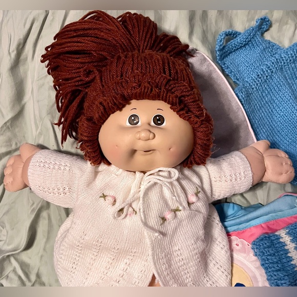 Cabbage Patch Kids | Toys | Vintage Rare 982 Cabbage Patch Doll Hm4 W Pacifier Mouth Uneven ...